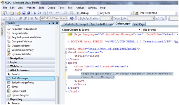 Create RDLC Report In C# ASP.NET